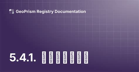 541 ໜ້າຫຼັກ Geoprism Registry Documentation