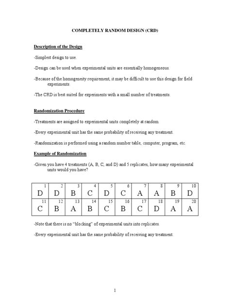 Crd Pdf Errors And Residuals Analysis Of Variance