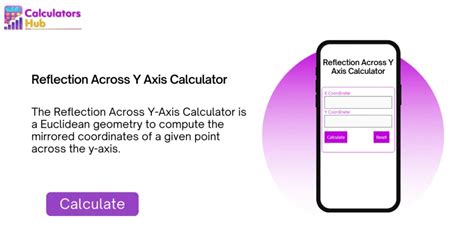 Reflection Across Y Axis Calculator Online CalculatorsHub