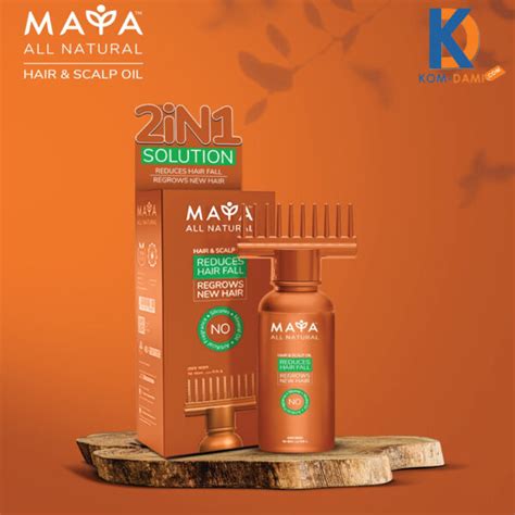 Maya All Natural Scalp And Hair Oil 100ml Kom Damicom