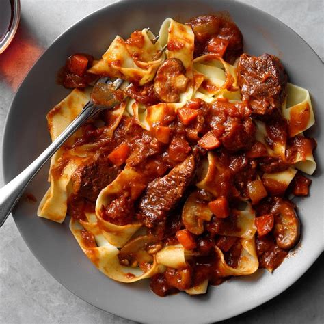 Pappardelle Pasta With Short Rib Ragu At Hae Wilson Blog