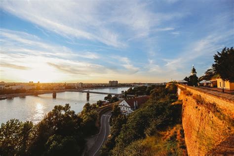 Free Picture Aerial Bridge Cityscape Danube Serbia Tourist Attraction Landscape Water