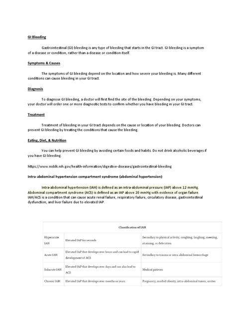 Intra Abdominal Hypertension Pdf Hypertension Clinical Medicine