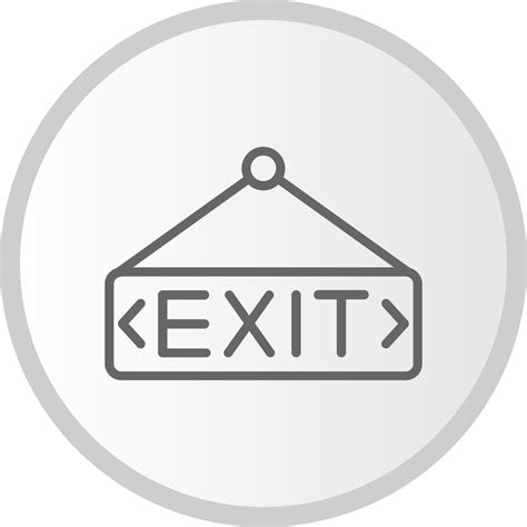 Exit Vector Icon 17135246 Vector Art At Vecteezy