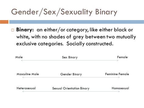 SEXUALITY BINARIES POWER PRIVILEGE Sociology 1301 Introduction To Sociology Week Fourteen