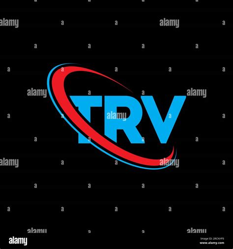 Trv Logo Trv Letter Trv Letter Logo Design Initials Trv Logo Linked With Circle And Uppercase