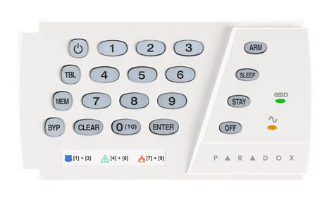 Paradox K636 10 Zone Hardwired Led Keypad Pa5175 — Securerite