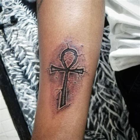 101 Best Ankh Tattoo Designs You Need To See Ankh Shoulder Tattoo