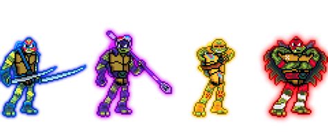 Rise Of The Tmnt Sprites By Sagexxart On Deviantart