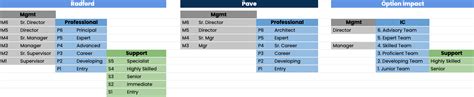 Job Leveling Matrix Template