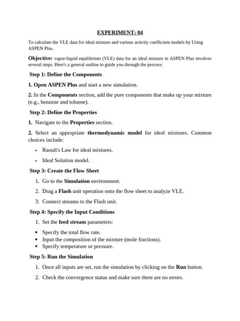 Process Modeling And Simulation Manualanshika Dwivedi Pdf Applied