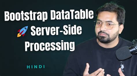 Bootstrap Datatable With Server Side Processing Youtube