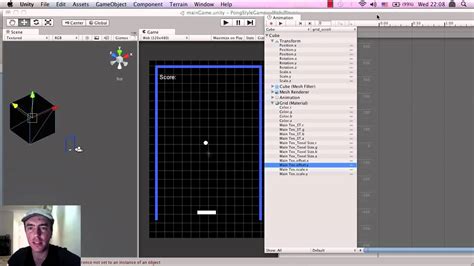 Unity Tutorial Beginner Pong Game How To Make Mobile Games Iphone And Android Part 7a
