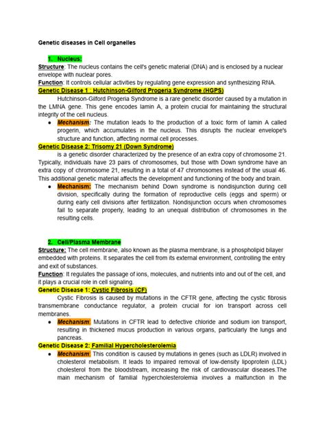 Genetics Lec Notes Pdf Mitochondrion Cell Biology