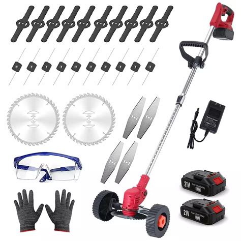 Electric Cordless Grass Trimmer Lawn Mower Rechargeable Grass Mower