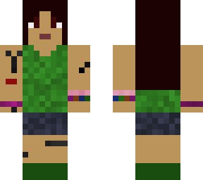 Girl With Tattoos Minecraft Skin
