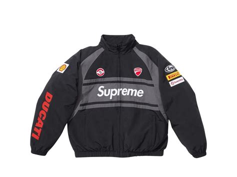 ช้อป Supreme Ducati Track Jacket Blackของแท้ที่ Sasom