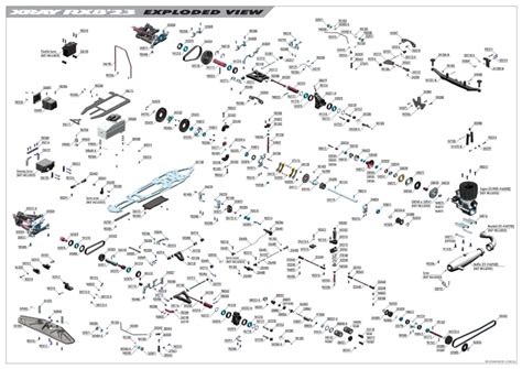 XRAY RX8 23 Exploded View