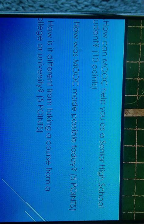 How Can Mooc Help You As A Senior High School Studyx