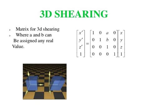 3d Transformation Computer Graphics