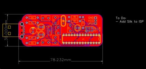 Attiny Programmer Through Hole Oshwlab