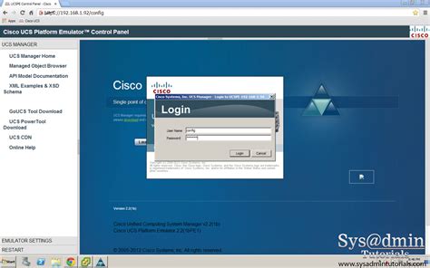 Cisco UCS Manager Simulator