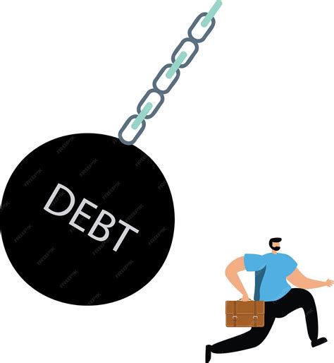 Premium Vector Debt Problem Debt Problem Obligation Or Financial Loan