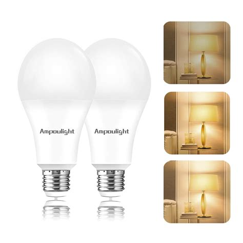 3 Way Led Light Bulbs 30 70 100w Equivalent E26 Medium Base 3000k Warm
