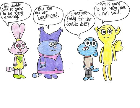 Panini Chowder Gumball And Penny By Videogamegamer On Deviantart