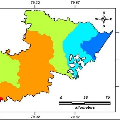 Spatial Distribution Of Electrical Conductivity Of Groundwater Samples Download Scientific Diagram