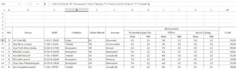 Angelia Caroline Soal Latihan Msexcel 1
