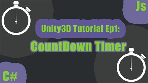 Unity3D Creating A Countdown Timer C And J Scripts Included