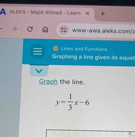 Solved A Aleks Majid Ahmed Learn × A Lines And