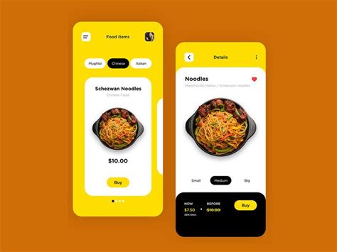Food Mobile App Ui Design Search By Muzli Food App Food Website Design Food