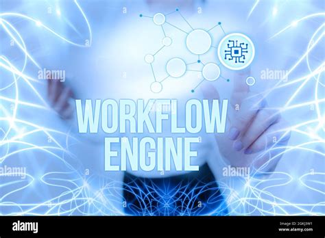 Text Showing Inspiration Workflow Engine Internet Concept Software
