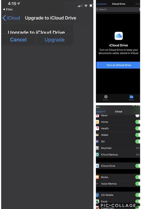 Cant Enable Icloud Drive On Iphone 11 Apple Community