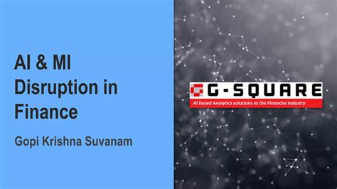 Ai And Ml Disruption In Finance Ppt