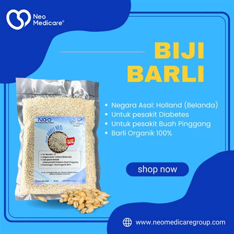 BIJI BARLI ORGANIK GI RENDAH 500G Shopee Malaysia