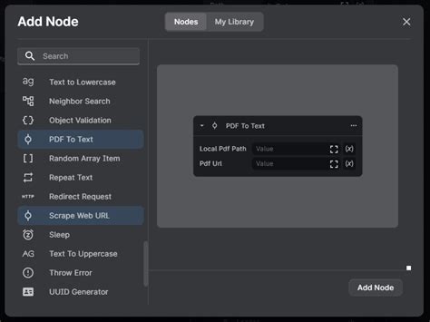 Ui Add Node Two Items Selected In Left Navigation Buildship