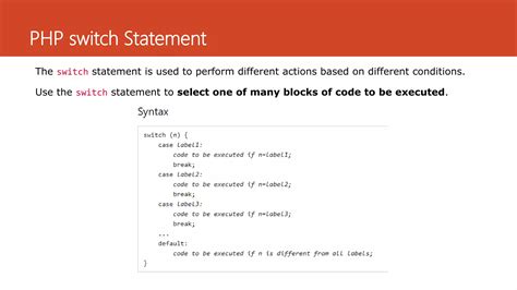 Lesson 6 Php Ifelseelseif Statements Pptx