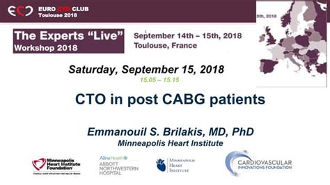 Cto In Post Cabg Patients Ppt