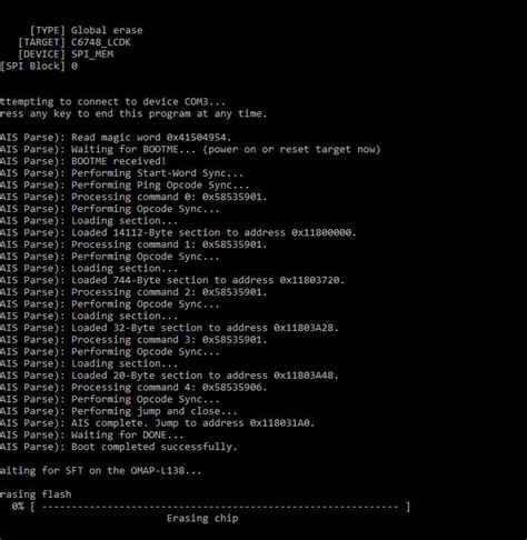 Tms320c6748 Spi Flash Boot From C6748 Board Processors Forum