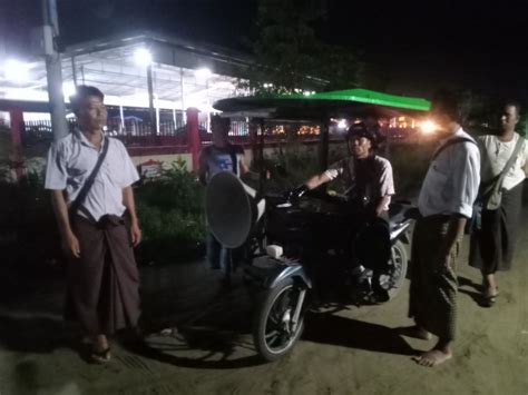 ရွှေပြည်သာမြို့နယ်၌ ဝမ်းပျက်ဝမ်းလျှောရောဂါကြိုတင်ကာကွယ်နိုင်စေရန် အသံချဲ့စက်များဖြင့်လိုက