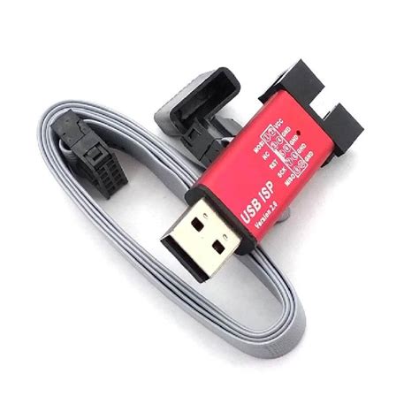 Mini Usbisp Usbasp Programmer Aluminum For 51 Single Chip Avr Win7 64