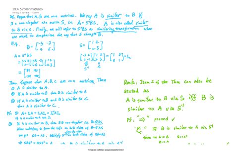 23 Math1030 Linear Algebra 1 Warning Tt Undefined Function 32 19 Similar Matrices