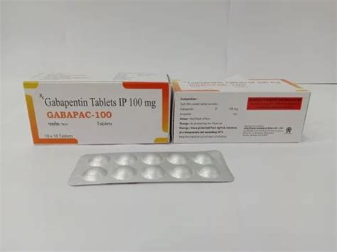 100mg Gabapentin Tablets Ip At ₹ 1300 Box Gabapin In Kolkata Id 2854235189773