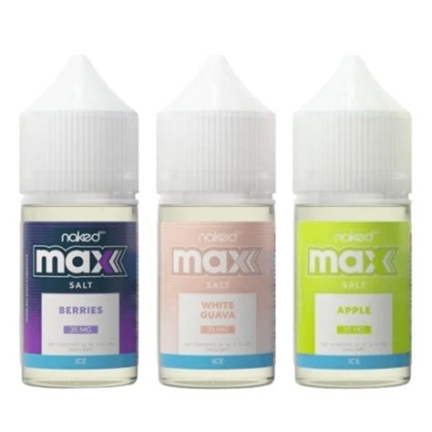 Naked MAX TFN Salt 30ml KMG Imports