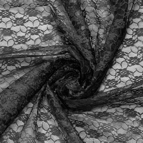 Vintage Black Lace Fabric