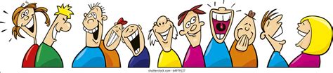 Cartoon Illustration Laughing People Stock Illustration 64979137 Shutterstock