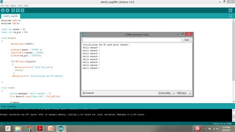 Fun With Arduino Datalogging With Sd Card Writing Data To Sd Card